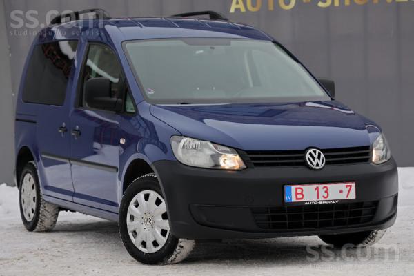 Blue Volkswagen Caddy 2012 in Tukums, with an engine capacity of 1.60 L and mileage of 269 thousand km for 6900 €, photo 1 on AUTOMOTO.COM.LV