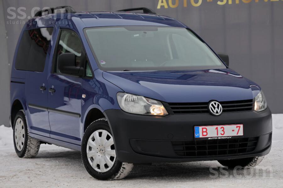 Zils Volkswagen Caddy 2012 Tukums, ar dzinēja tilpumu 1.60 L un nobraukumu 269 tūkst. km par 6900 €, foto 1 vietnē AUTOMOTO.COM.LV