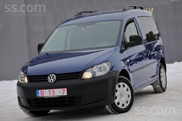 Blue Volkswagen Caddy 2012 in Tukums, with an engine capacity of 1.60 L and mileage of 269 thousand km for 6900 €, photo 2 on AUTOMOTO.COM.LV