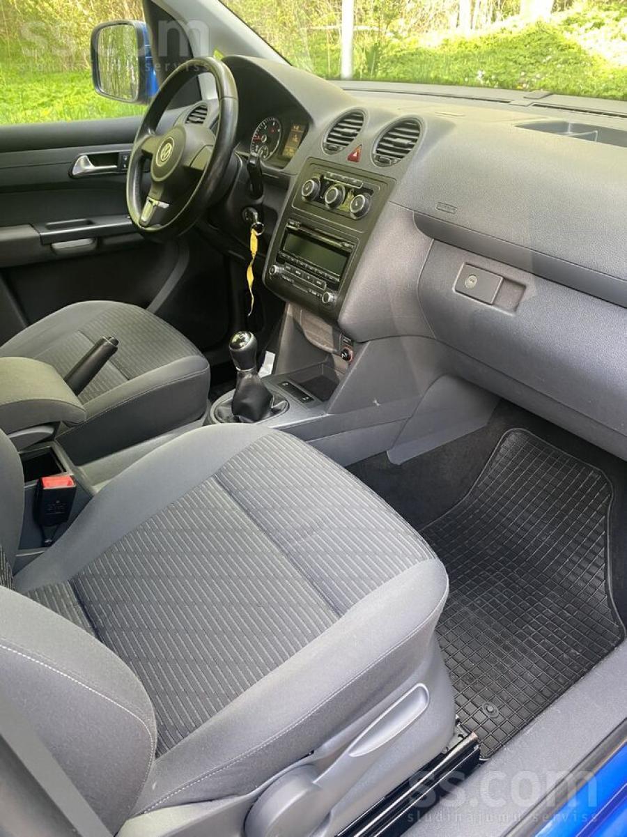 Zils Volkswagen Caddy 2012 Rīga, ar dzinēja tilpumu 1.60 L un nobraukumu 0 tūkst. km par 6790 €, foto 9 vietnē AUTOMOTO.COM.LV