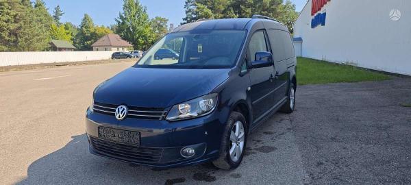 Blue Volkswagen Caddy 2013 in Utena, with an engine capacity of 1.97 L and mileage of 263 thousand km for 7650 €, photo 1 on AUTOMOTO.COM.LV