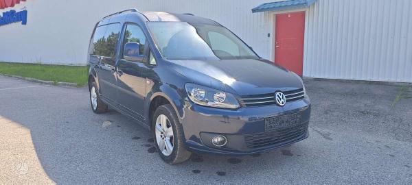 Blue Volkswagen Caddy 2013 in Utena, with an engine capacity of 1.97 L and mileage of 263 thousand km for 7650 €, photo 7 on AUTOMOTO.COM.LV