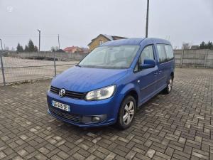 Blue Volkswagen Caddy 2014 in Taurage, with an engine capacity of 1.60 L and mileage of 248 thousand km for 4900 €, photo  on AUTOMOTO.COM.LV