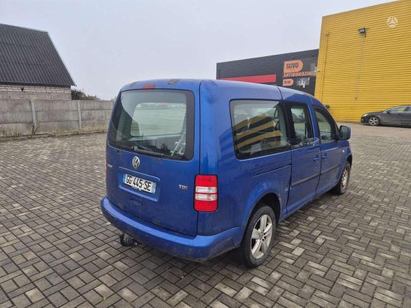 Blue Volkswagen Caddy 2014 in Taurage, with an engine capacity of 1.60 L and mileage of 248 thousand km for 4900 €, photo 3 on AUTOMOTO.COM.LV