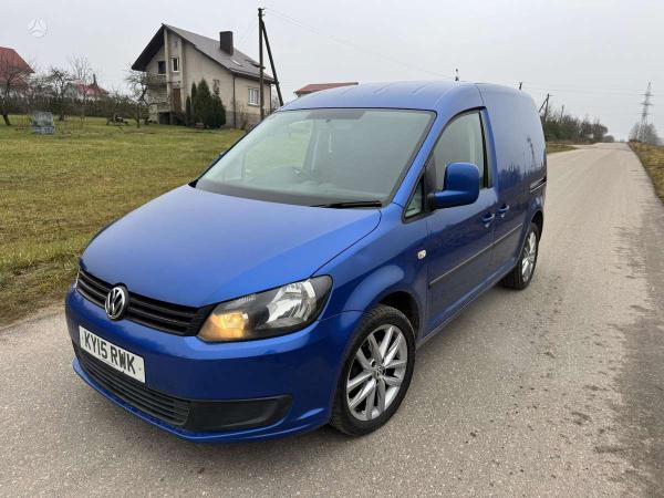 Blue Volkswagen Caddy 2015 in Vilnius, with an engine capacity of 1.60 L and mileage of 188 thousand km for 3100 €, photo 3 on AUTOMOTO.COM.LV