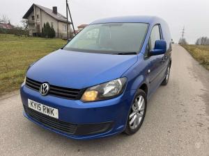Blue Volkswagen Caddy 2015 in Vilnius, with an engine capacity of 1.60 L and mileage of 188 thousand km for 3100 €, photo 4 on AUTOMOTO.COM.LV