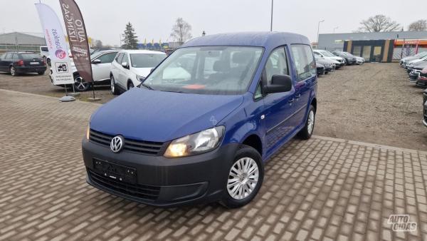 Blue Volkswagen Caddy 2015 in Marijampole, with an engine capacity of 1.60 L and mileage of 2970 thousand km for 6750 €, photo 1 on AUTOMOTO.COM.LV