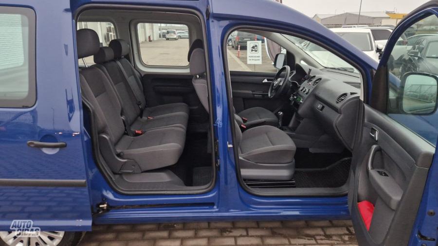 Zils Volkswagen Caddy 2015 Marijampole, ar dzinēja tilpumu 1.60 L un nobraukumu 2970 tūkst. km par 6750 €, foto 11 vietnē AUTOMOTO.COM.LV