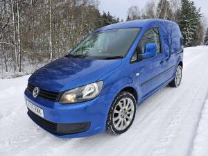 Blue Volkswagen Caddy 2015 in Salcininkai, with an engine capacity of 1.60 L and mileage of 188 thousand km for 2500 €, photo 2 on AUTOMOTO.COM.LV