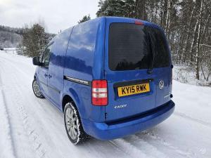 Blue Volkswagen Caddy 2015 in Salcininkai, with an engine capacity of 1.60 L and mileage of 188 thousand km for 2500 €, photo 4 on AUTOMOTO.COM.LV