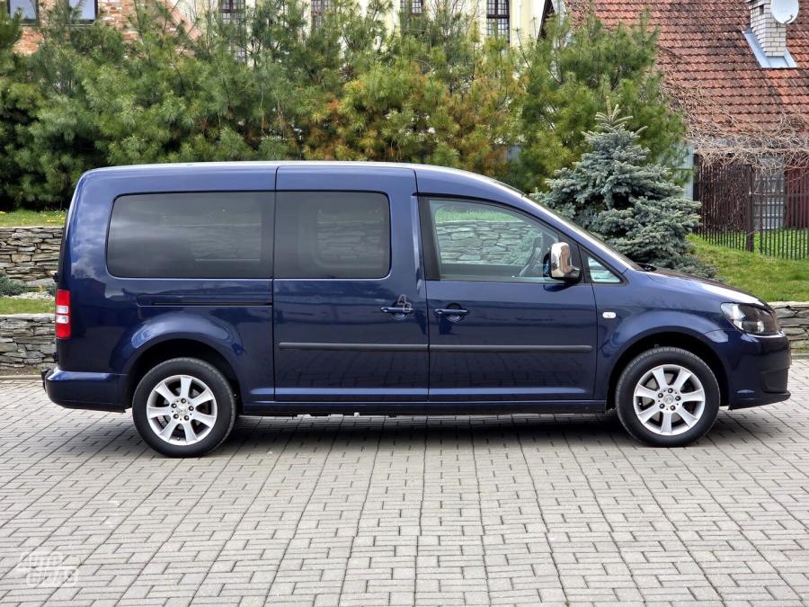 Blue Volkswagen Caddy 2015 in Vilnius, with an engine capacity of 1.60 L and mileage of 280 thousand km for 7500 €, photo 11 on AUTOMOTO.COM.LV