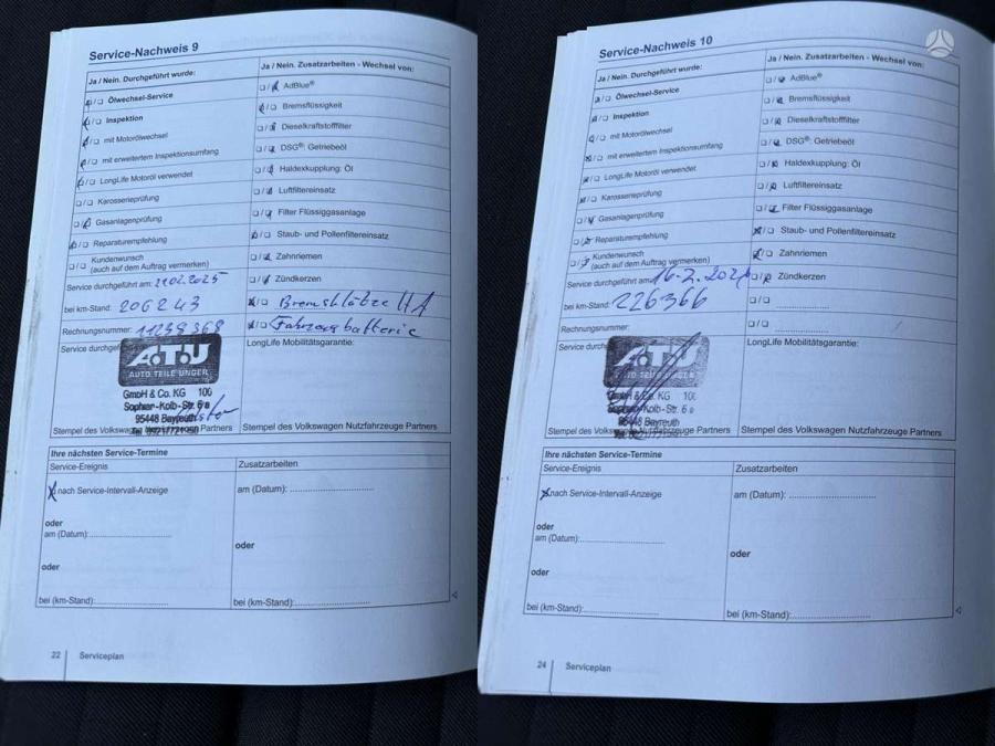 Blue Volkswagen Caddy 2015 in Vilnius, with an engine capacity of 1.60 L and mileage of 227 thousand km for 9250 €, photo 28 on AUTOMOTO.COM.LV