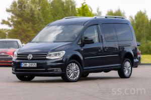 Blue Volkswagen Caddy 2016 in Jelgava, with an engine capacity of 2.00 L and mileage of 0 thousand km for 13700 €, photo  on AUTOMOTO.COM.LV