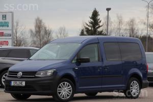 Blue Volkswagen Caddy 2016 in Tukums, with an engine capacity of 2.00 L and mileage of 294 thousand km for 8990 €, photo  on AUTOMOTO.COM.LV
