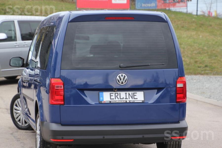 Blue Volkswagen Caddy 2016 in Tukums, with an engine capacity of 2.00 L and mileage of 294 thousand km for 8990 €, photo 25 on AUTOMOTO.COM.LV