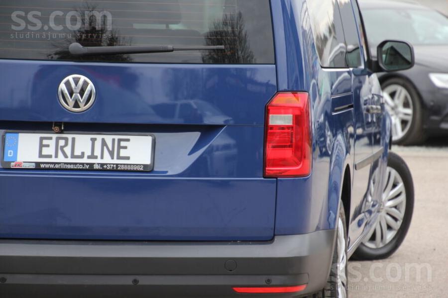Blue Volkswagen Caddy 2016 in Tukums, with an engine capacity of 2.00 L and mileage of 294 thousand km for 8990 €, photo 27 on AUTOMOTO.COM.LV