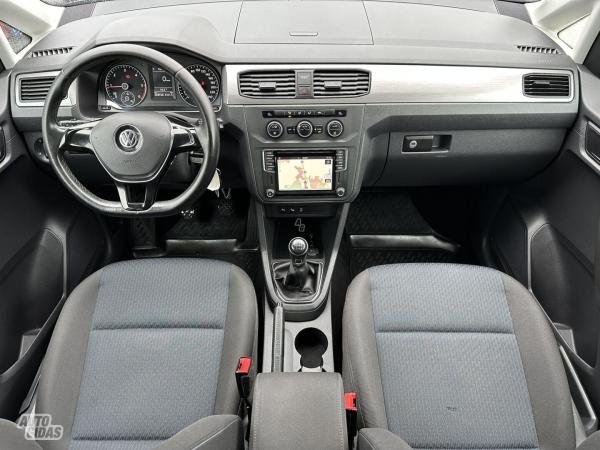 Blue Volkswagen Caddy 2017 in Avizieniai, with an engine capacity of 2.00 L and mileage of 218 thousand km for 14750 €, photo 3 on AUTOMOTO.COM.LV