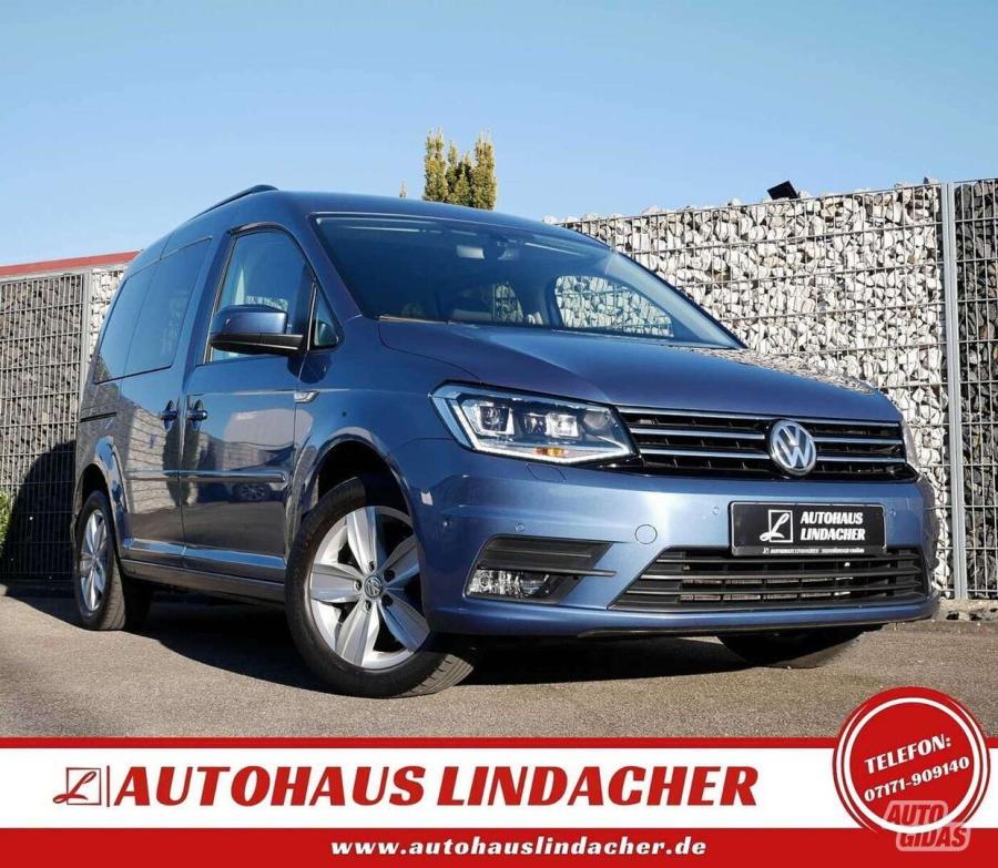Blue Volkswagen Caddy 2018 in Kaunas, with an engine capacity of 2.00 L and mileage of 85 thousand km for 23193 €, photo 4 on AUTOMOTO.COM.LV