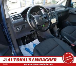 Blue Volkswagen Caddy 2018 in Kaunas, with an engine capacity of 2.00 L and mileage of 85 thousand km for 23193 €, photo 9 on AUTOMOTO.COM.LV