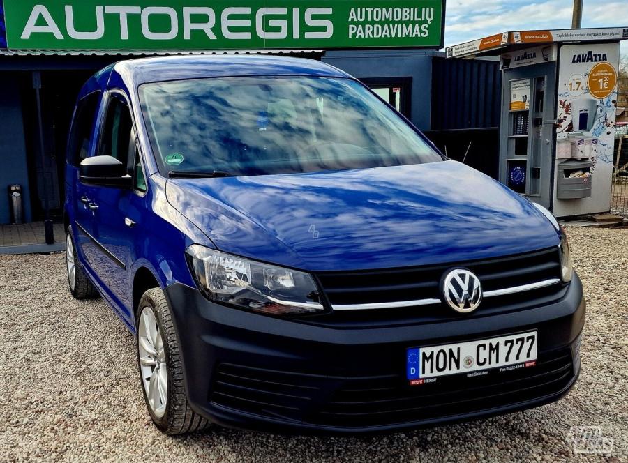Blue Volkswagen Caddy 2018 in Kretinga, with an engine capacity of 2.00 L and mileage of 189 thousand km for 9850 €, photo 4 on AUTOMOTO.COM.LV