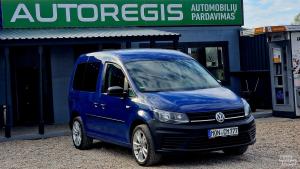 Blue Volkswagen Caddy 2018 in Kretinga, with an engine capacity of 2.00 L and mileage of 189 thousand km for 9850 €, photo 6 on AUTOMOTO.COM.LV