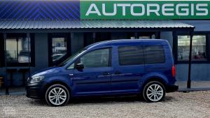 Blue Volkswagen Caddy 2018 in Kretinga, with an engine capacity of 2.00 L and mileage of 189 thousand km for 9850 €, photo 12 on AUTOMOTO.COM.LV