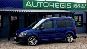 Blue Volkswagen Caddy 2018 in Kretinga, with an engine capacity of 2.00 L and mileage of 189 thousand km for 9850 €, photo 13 on AUTOMOTO.COM.LV