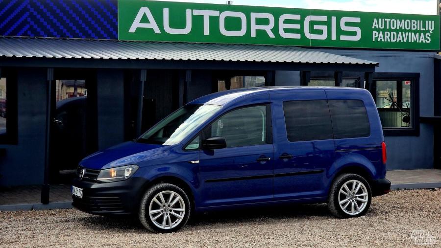 Blue Volkswagen Caddy 2018 in Kretinga, with an engine capacity of 2.00 L and mileage of 189 thousand km for 9850 €, photo 13 on AUTOMOTO.COM.LV