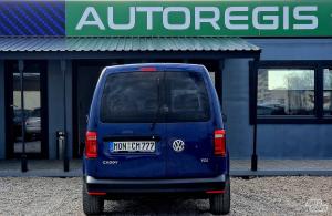 Blue Volkswagen Caddy 2018 in Kretinga, with an engine capacity of 2.00 L and mileage of 189 thousand km for 9850 €, photo 15 on AUTOMOTO.COM.LV