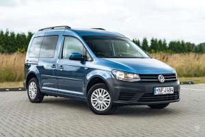 Blue Volkswagen Caddy 2019 in Klaipeda, with an engine capacity of 1.97 L and mileage of 101 thousand km for 13500 €, photo  on AUTOMOTO.COM.LV