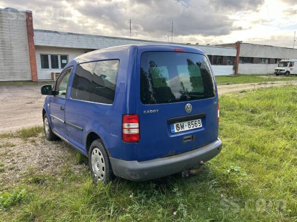 Blue Volkswagen Caddy 2024 in Riga, with an engine capacity of 1.90 L and mileage of 650 thousand km for 900 €, photo 2 on AUTOMOTO.COM.LV