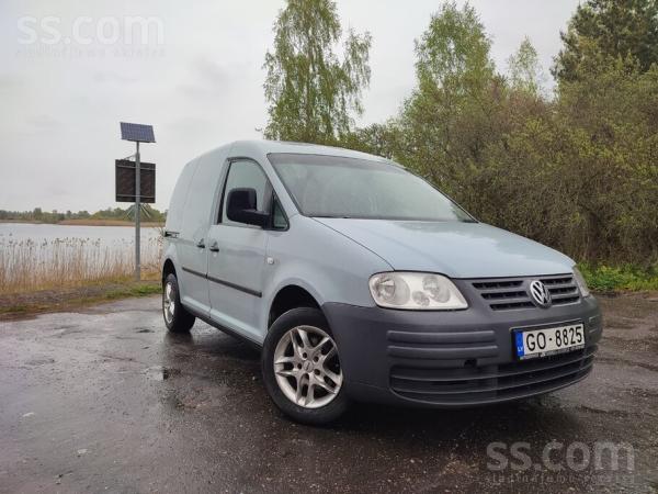 Blue Volkswagen Caddy 2007 in Riga, with an engine capacity of 2.00 L and mileage of 378 thousand km for 1595 €, photo 1 on AUTOMOTO.COM.LV