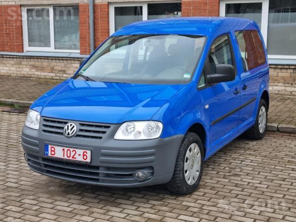 Blue Volkswagen Caddy 2006 in Ogre, with an engine capacity of 1.90 L and mileage of 286 thousand km for 4750 €, photo 1 on AUTOMOTO.COM.LV