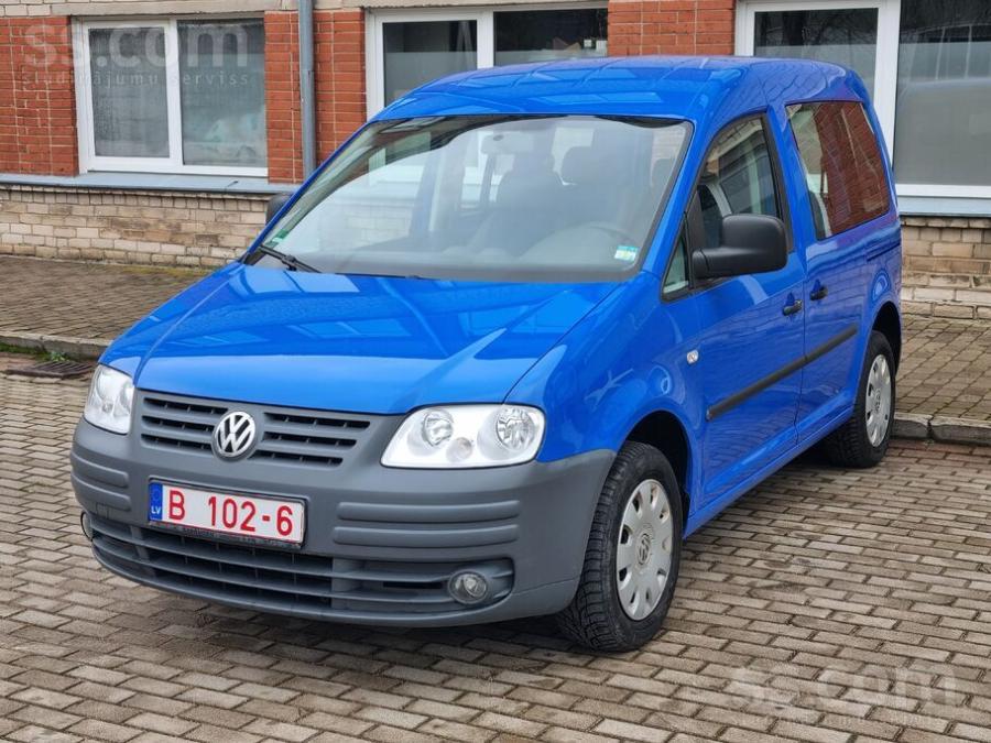 Zils Volkswagen Caddy 2006 Ogre, ar dzinēja tilpumu 1.90 L un nobraukumu 286 tūkst. km par 4750 €, foto 1 vietnē AUTOMOTO.COM.LV