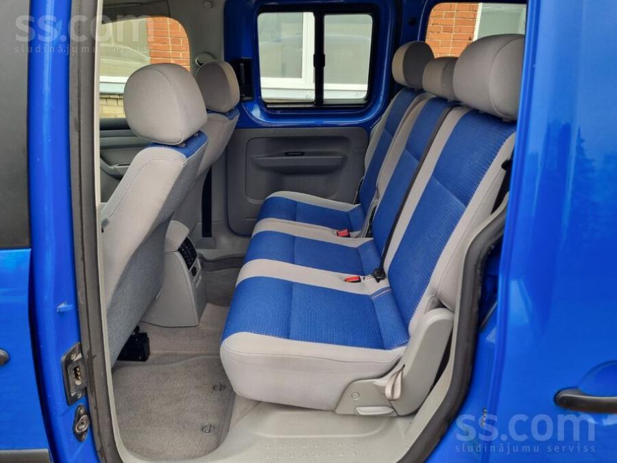 Zils Volkswagen Caddy 2006 Ogre, ar dzinēja tilpumu 1.90 L un nobraukumu 286 tūkst. km par 4750 €, foto 13 vietnē AUTOMOTO.COM.LV