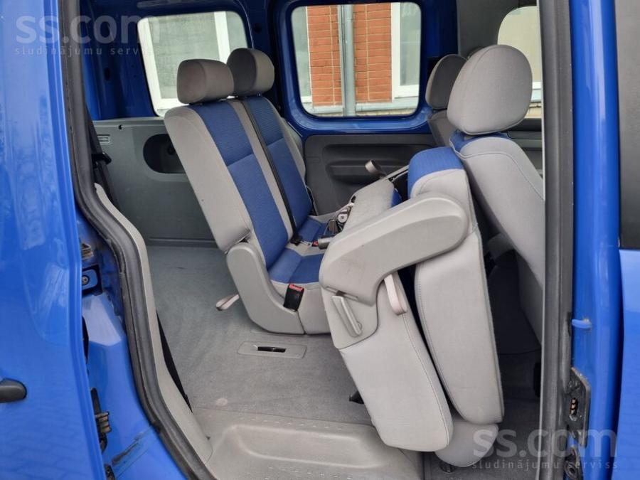 Zils Volkswagen Caddy 2006 Ogre, ar dzinēja tilpumu 1.90 L un nobraukumu 286 tūkst. km par 4750 €, foto 21 vietnē AUTOMOTO.COM.LV