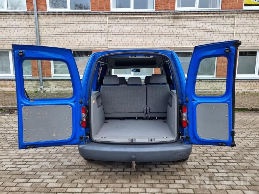 Zils Volkswagen Caddy 2006 Ogre, ar dzinēja tilpumu 1.90 L un nobraukumu 286 tūkst. km par 4750 €, foto 23 vietnē AUTOMOTO.COM.LV