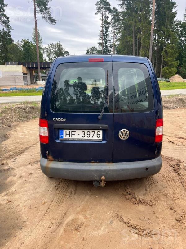 Blue Volkswagen Caddy 2008 in Ogre, with an engine capacity of 1.90 L and mileage of 400 thousand km for 700 €, photo 2 on AUTOMOTO.COM.LV