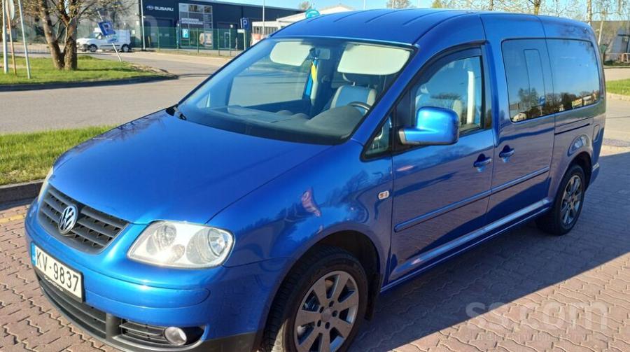 Zils Volkswagen Caddy 2008 Rīga, ar dzinēja tilpumu 1.90 L un nobraukumu 368 tūkst. km par 4950 €, foto 1 vietnē AUTOMOTO.COM.LV