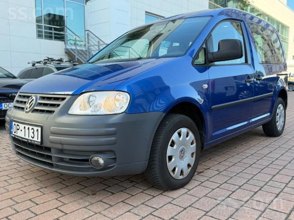 Blue Volkswagen Caddy 2008 in Riga, with an engine capacity of 1.40 L and mileage of 0 thousand km for 4300 €, photo 2 on AUTOMOTO.COM.LV
