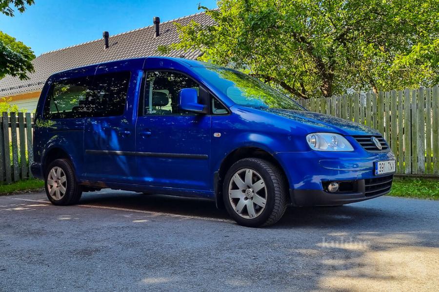 Zils Volkswagen Caddy 2009 Tartu, ar dzinēja tilpumu 1.98 L un nobraukumu 330 tūkst. km par 3900 €, foto 1 vietnē AUTOMOTO.COM.LV
