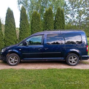 Blue Volkswagen Caddy 2014 in Tallinn, with an engine capacity of 2.00 L and mileage of 0 thousand km for 7000 €, photo  on AUTOMOTO.COM.LV