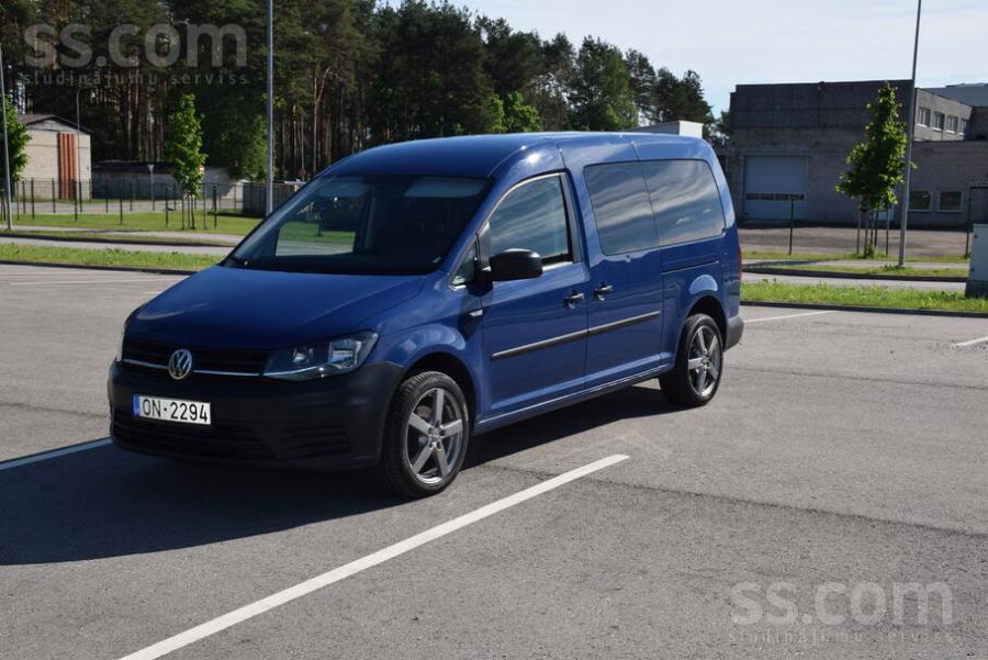 Zils Volkswagen Caddy 2015 Valmiera, ar dzinēja tilpumu 2.00 L un nobraukumu 287 tūkst. km par 9350 €, foto 1 vietnē AUTOMOTO.COM.LV