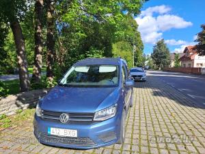 Blue Volkswagen Caddy 2018 in Tallinn, with an engine capacity of 2.00 L and mileage of 300 thousand km for 8500 €, photo  on AUTOMOTO.COM.LV