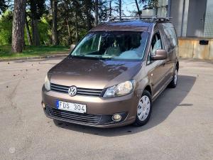 Brown Volkswagen Caddy 2011 in Vilnius, with an engine capacity of 1.60 L and mileage of 355 thousand km for 3350 €, photo 5 on AUTOMOTO.COM.LV