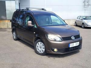 Brown Volkswagen Caddy 2011 in Vilnius, with an engine capacity of 1.60 L and mileage of 355 thousand km for 3350 €, photo 10 on AUTOMOTO.COM.LV