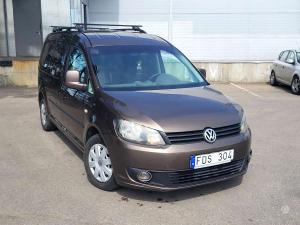 Brown Volkswagen Caddy 2011 in Vilnius, with an engine capacity of 1.60 L and mileage of 355 thousand km for 3350 €, photo 16 on AUTOMOTO.COM.LV