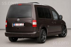 Brūns Volkswagen Caddy 2009 Tukums, ar dzinēja tilpumu 2.00 L un nobraukumu 251 tūkst. km par 6900 €, foto 5 vietnē AUTOMOTO.COM.LV