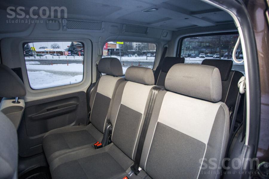 Brūns Volkswagen Caddy 2010 Rīga, ar dzinēja tilpumu 1.60 L un nobraukumu 275 tūkst. km par 7200 €, foto 6 vietnē AUTOMOTO.COM.LV