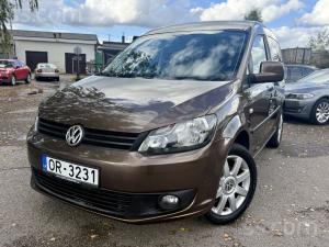 Brown Volkswagen Caddy 2010 in Riga, with an engine capacity of 1.60 L and mileage of 0 thousand km for 5990 €, photo  on AUTOMOTO.COM.LV